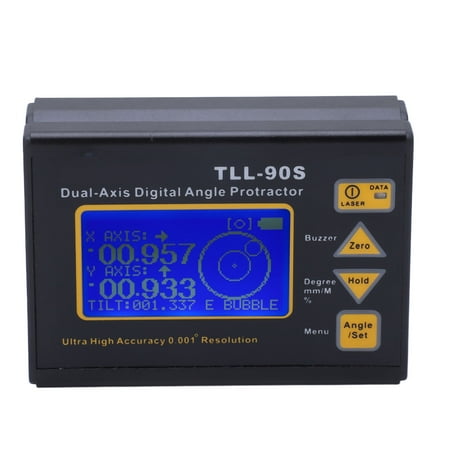 Digital Angle Gauge, Digital Angle Protractor High Resolution Portable ...