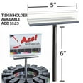 Azar Displays 225025 Two Tier Revolving Display 8"H x 11"Dia. - round ...