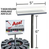 Azar Displays 225025 Two Tier Revolving Display 8"H x 11"Dia. - round ...