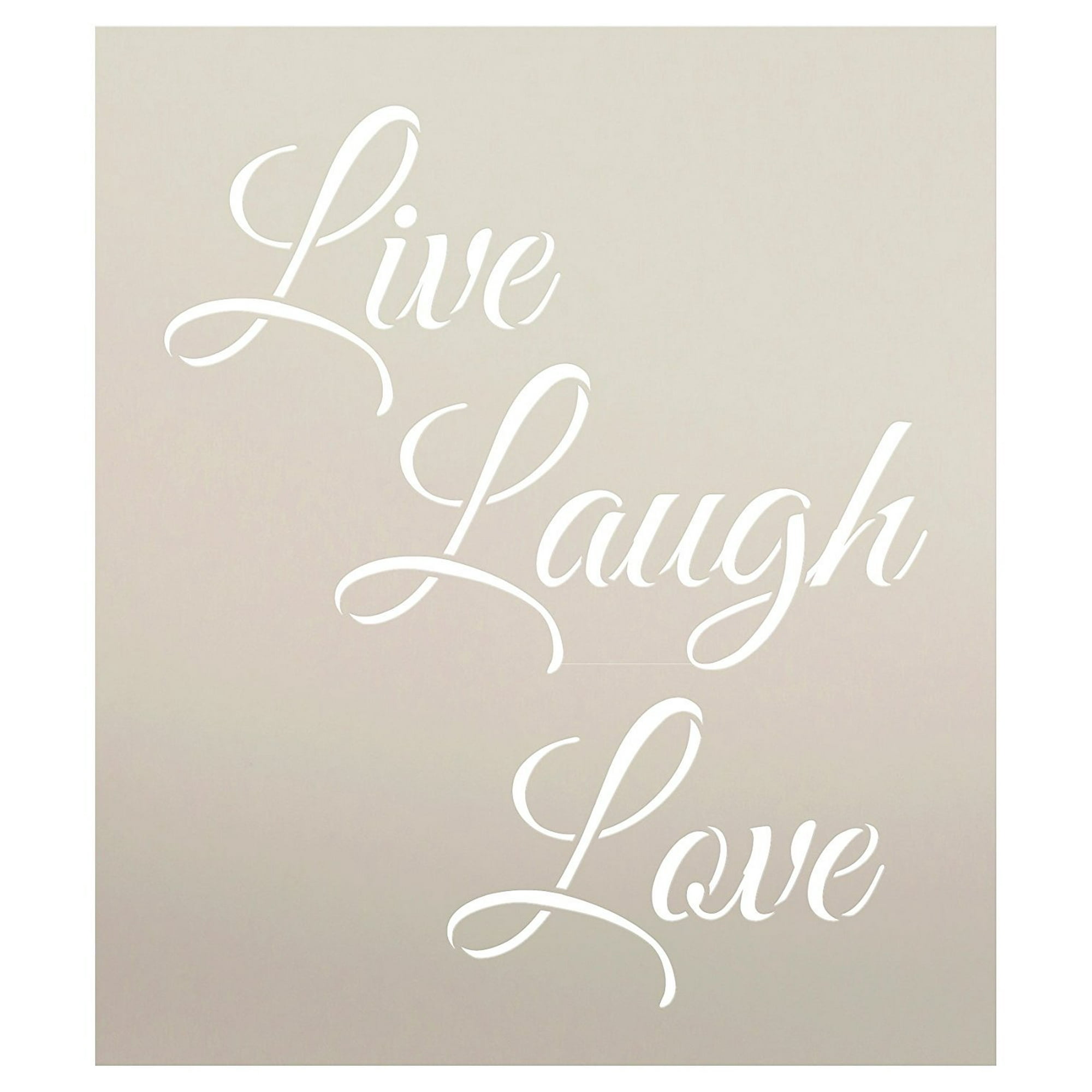 Love Stencil Letters