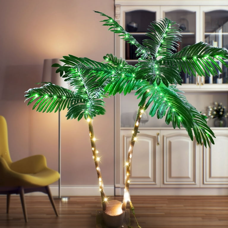Lighted Palm Tree Decoration For Christmas | Shelly Lighting