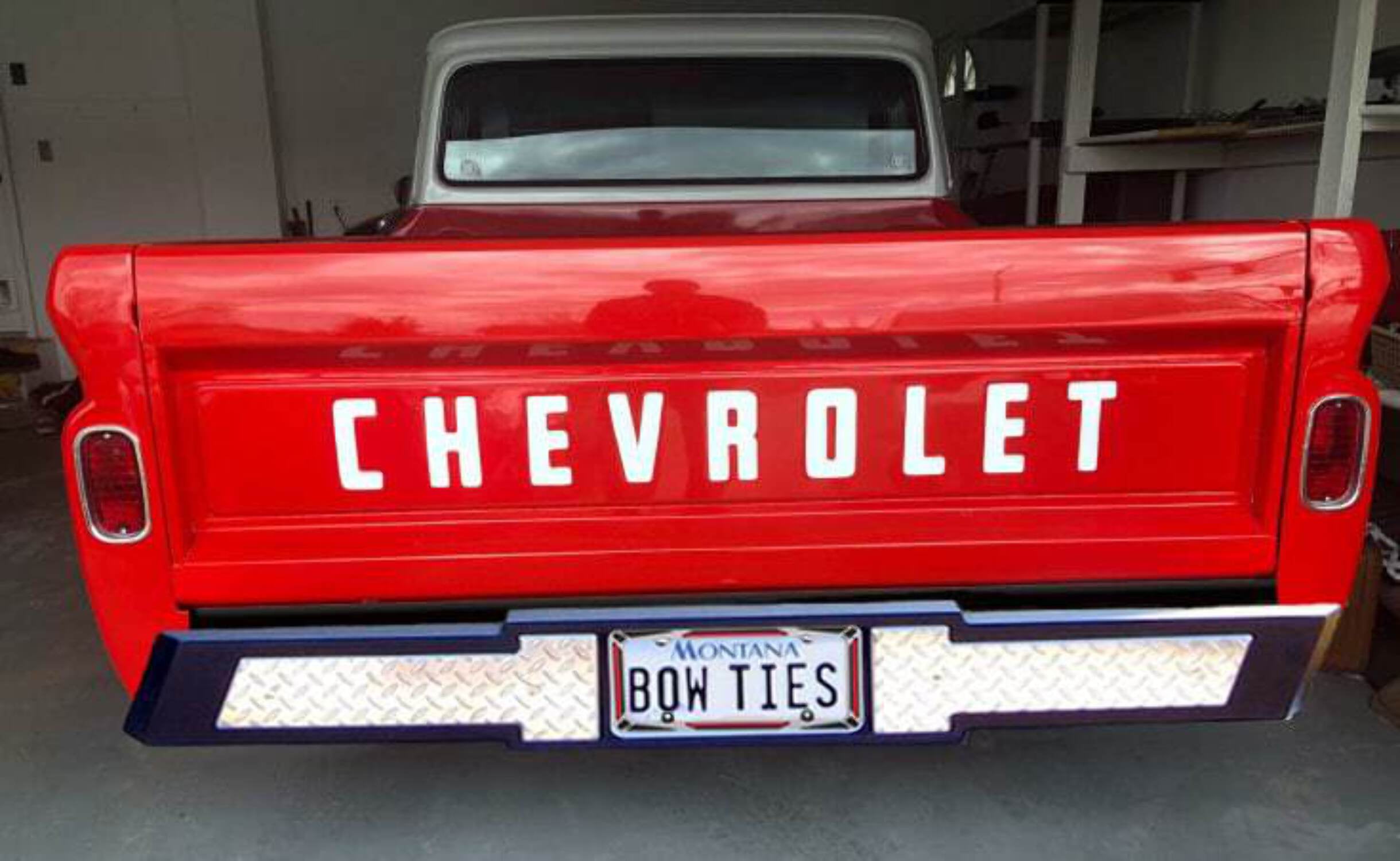 Chevy Bumper 1960-1966 Rear Large Bow Tie Bumper For Chevy Full Size ...