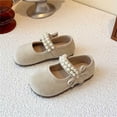 BXJX Girls Dress Shoes, Closed Toe Non Slip Flats Casual Kids Girl ...