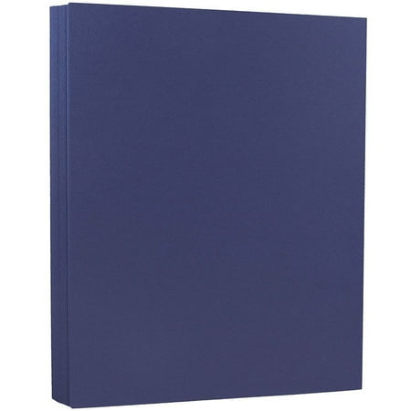 JAM Matte Paper, 8.5 x 11, 28lb Dark Blue, 50/Pack - Walmart.com