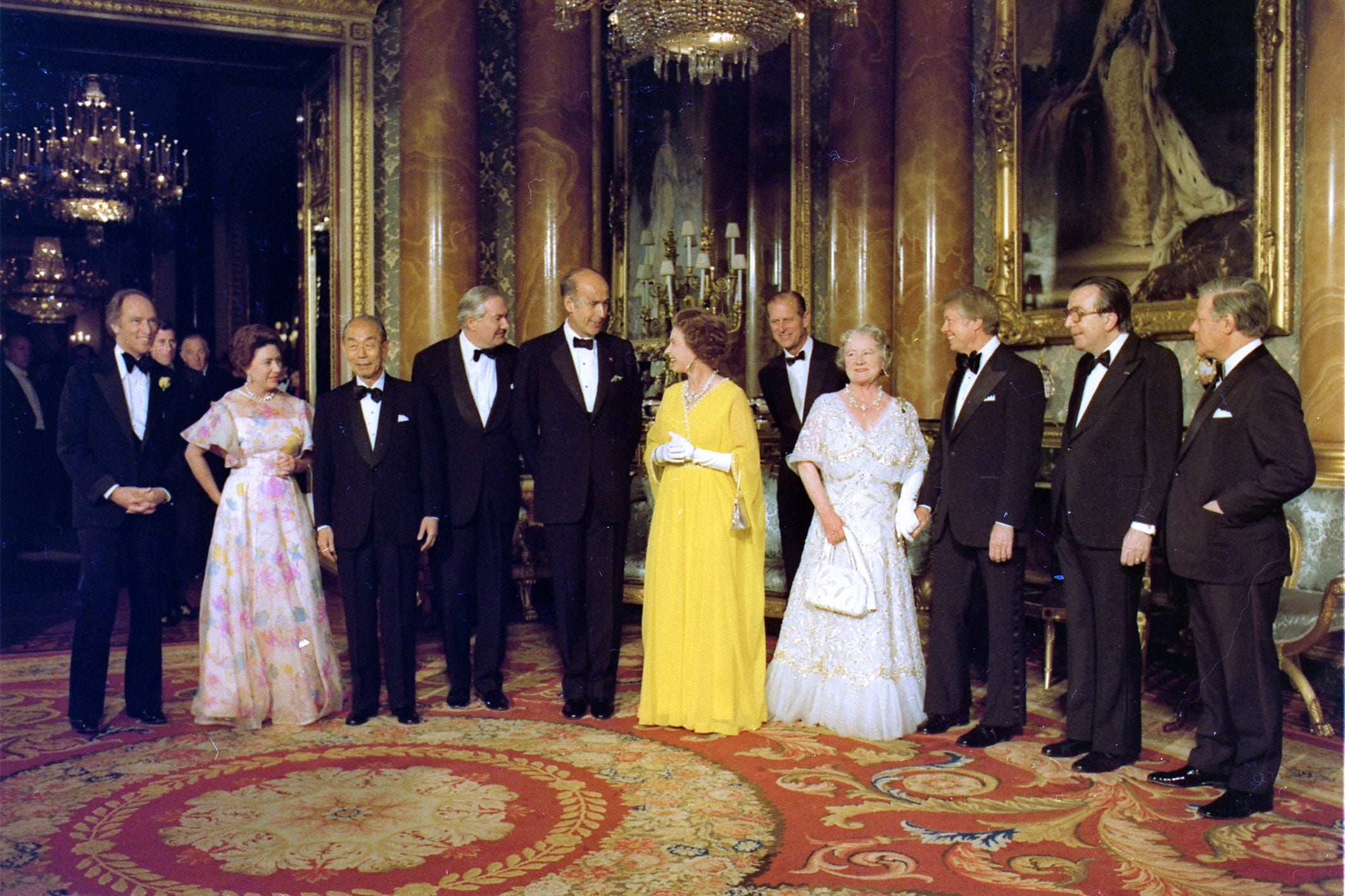 24x36 gallery poster, Leaders of the G7 states, members of the royal ...