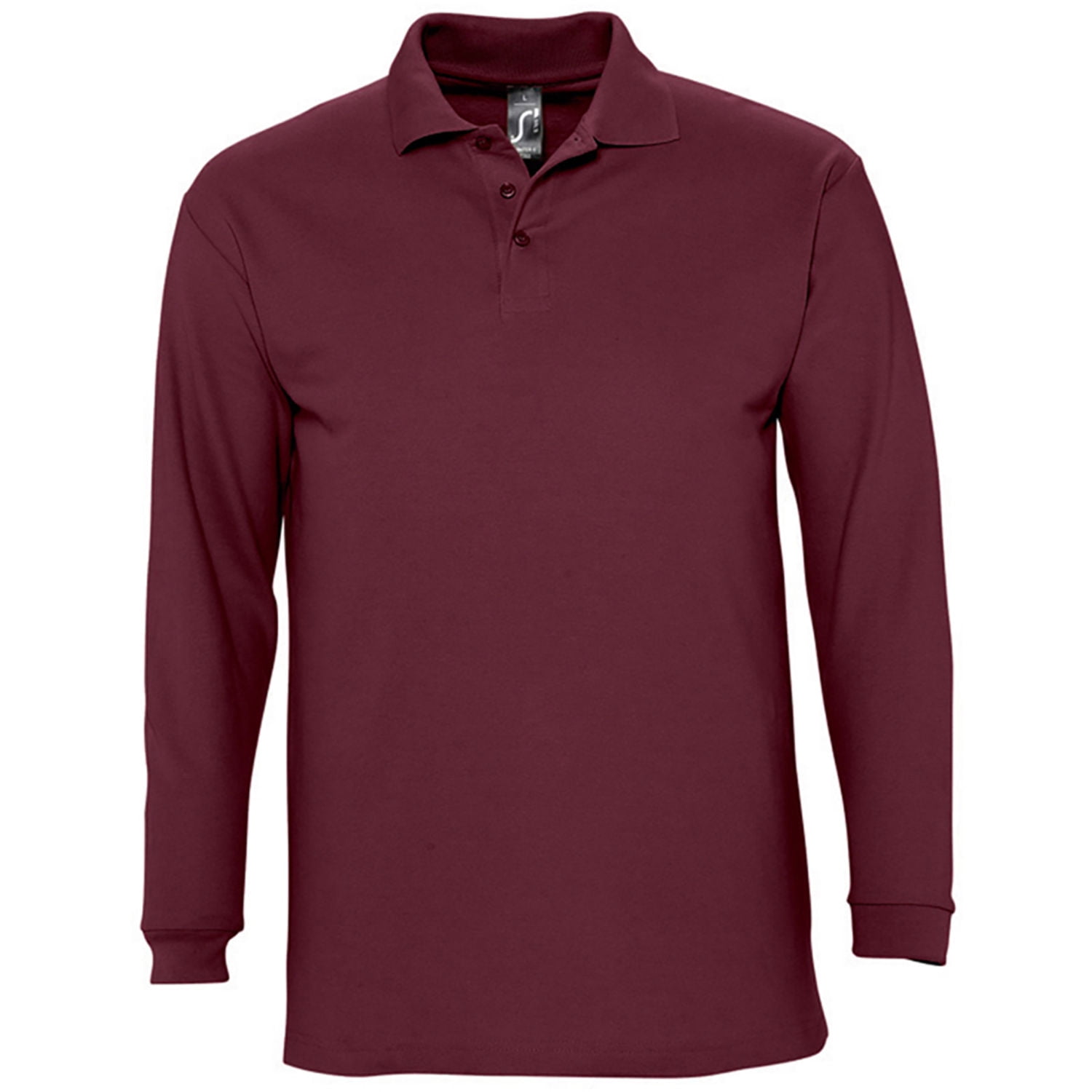 Click here for Sols Sols Mens Winter Ii Long Sleeve Pique Cotton... prices