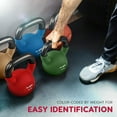 Yes4All 25lb Premium Coated Kettlebell - Durable Cast Iron - Walmart.com