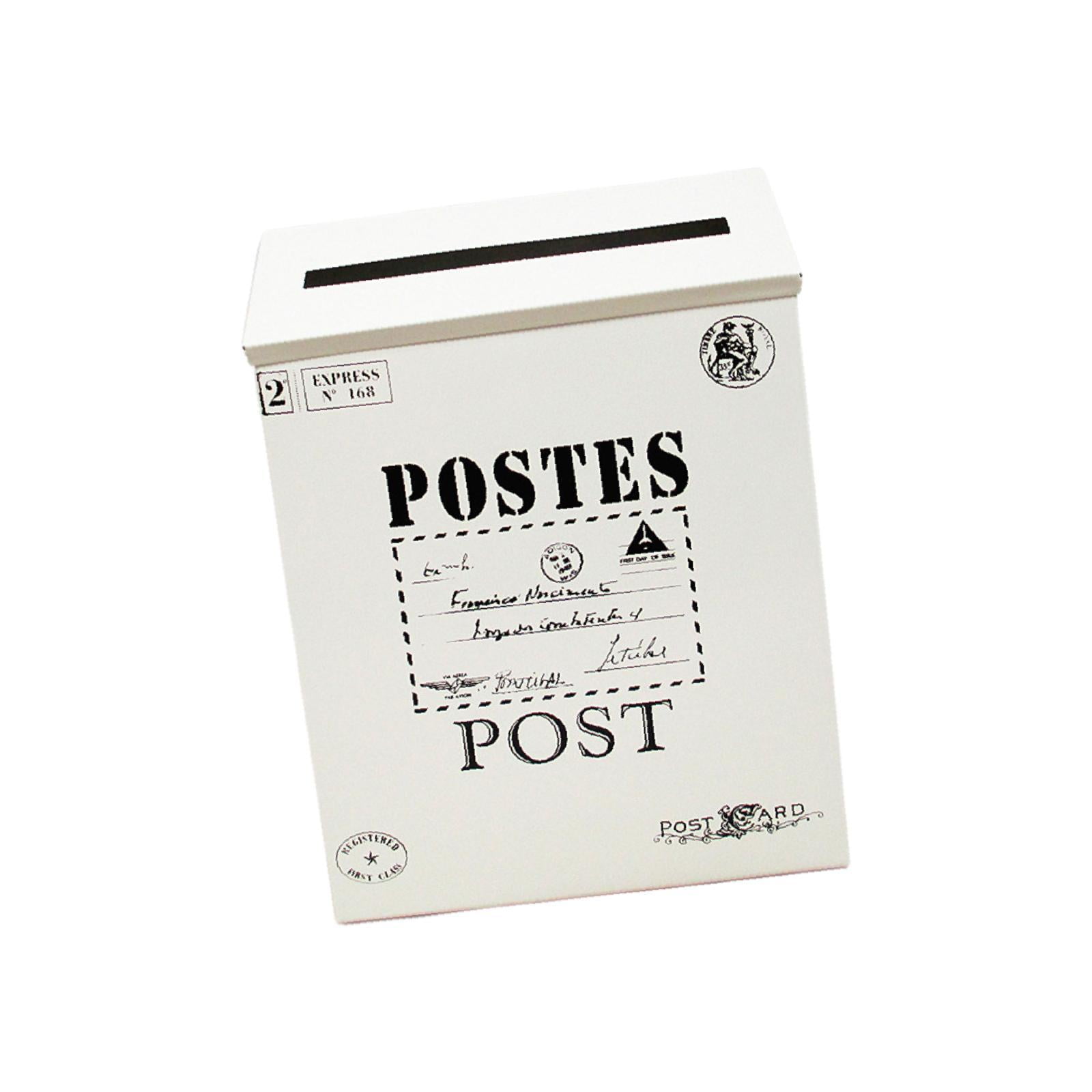 simhoa Newspaper Holder Box Letterbox Decorative Drop Box for Gate Home ...