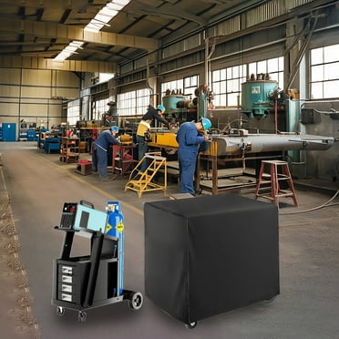 Klutch 2-Tier Welding Cart with Locking Cabinet, 31-1/2in.L x 16-1/8in ...