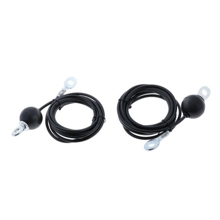 2x Steel Wire Cable Fitness Crossover Machine Pulldown Replace Cord ...