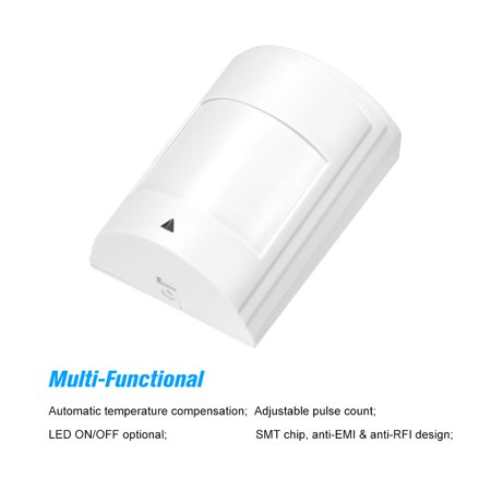 Wired PIR Motion Sensor Wide Angle Passive Infrared Detector For Home ...
