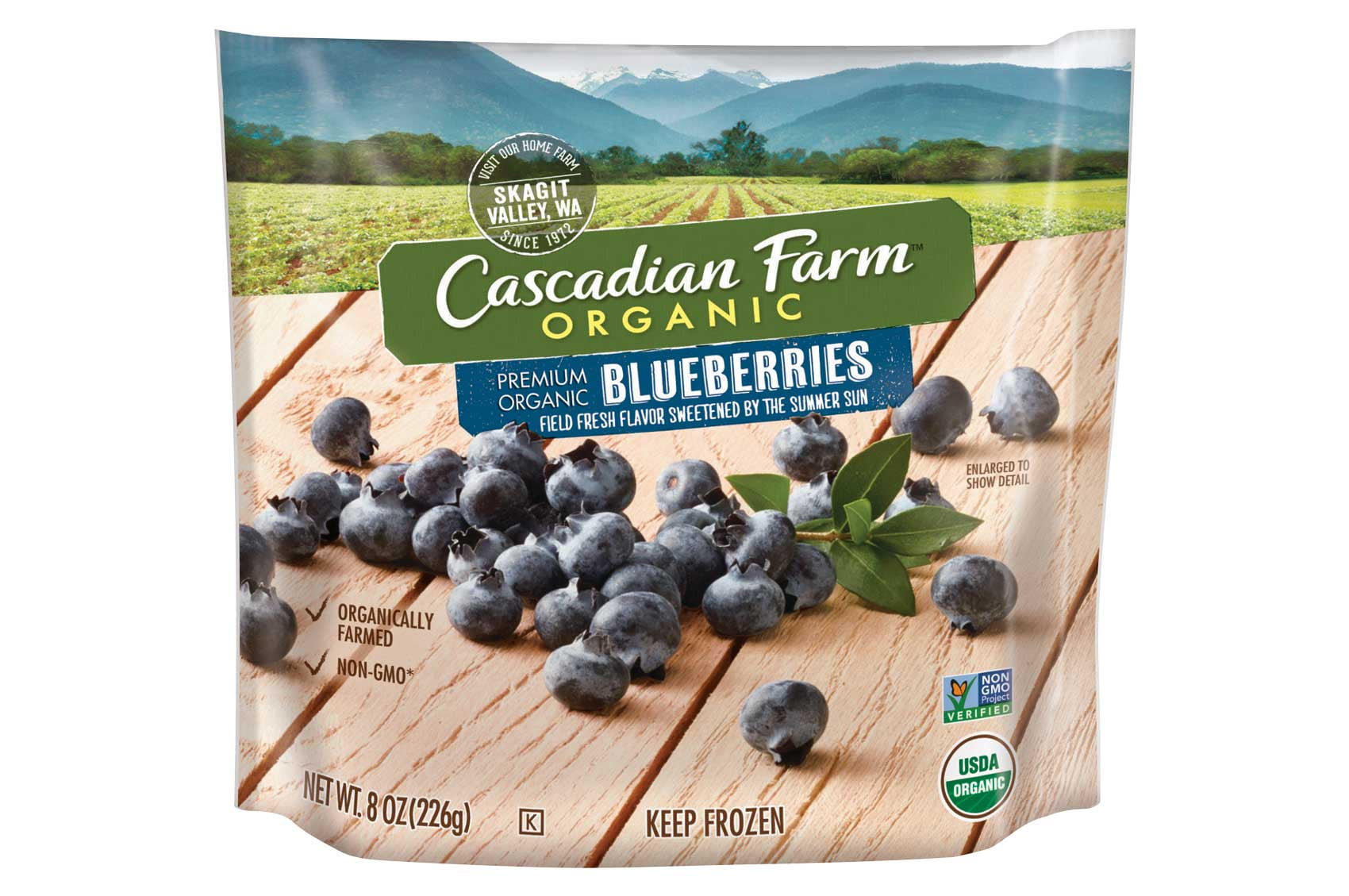 Cascadian Farm Organic Blueberries, 8 Ounce -- 12 per case. - Walmart.com