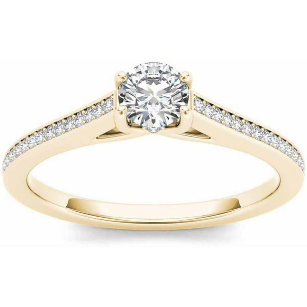 Imperial Diamond 1 2 Carat T W Diamond Classic 14kt Yellow Gold