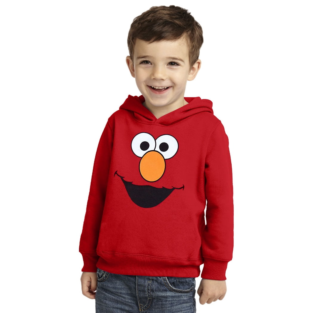 Sesame Street Elmo Face Toddler Hoodie - Walmart.com