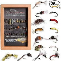 Fly Fishing Basics - Terrestrials Dry Fly Assortment - 10 Flies ...