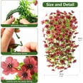 2 PCS Artificial Mums Flowers Outdoor Faux Daisy Silk Plants UV ...