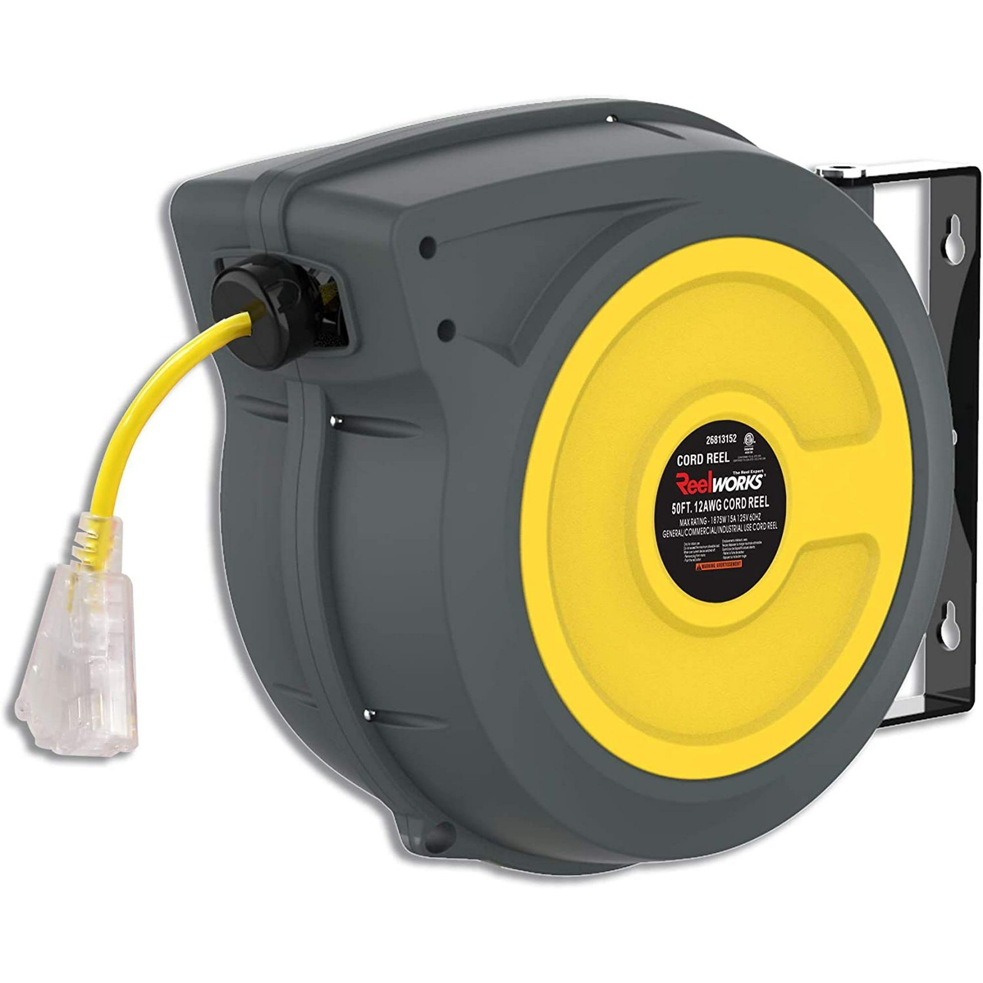 Click here for Reelworks Extension Cord Reel Retractable 12awg X... prices