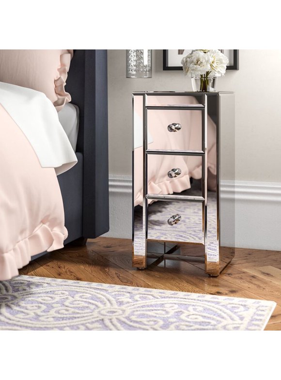 Mirrored Nightstands in Nightstands - Walmart.com