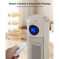Space Heater with Humidifier - Portable Tower Heaters for Indoor Use ...