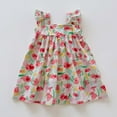 JIAYUE Spring Dresses For Girls Floral Sleeveless Square Neckline Mid ...