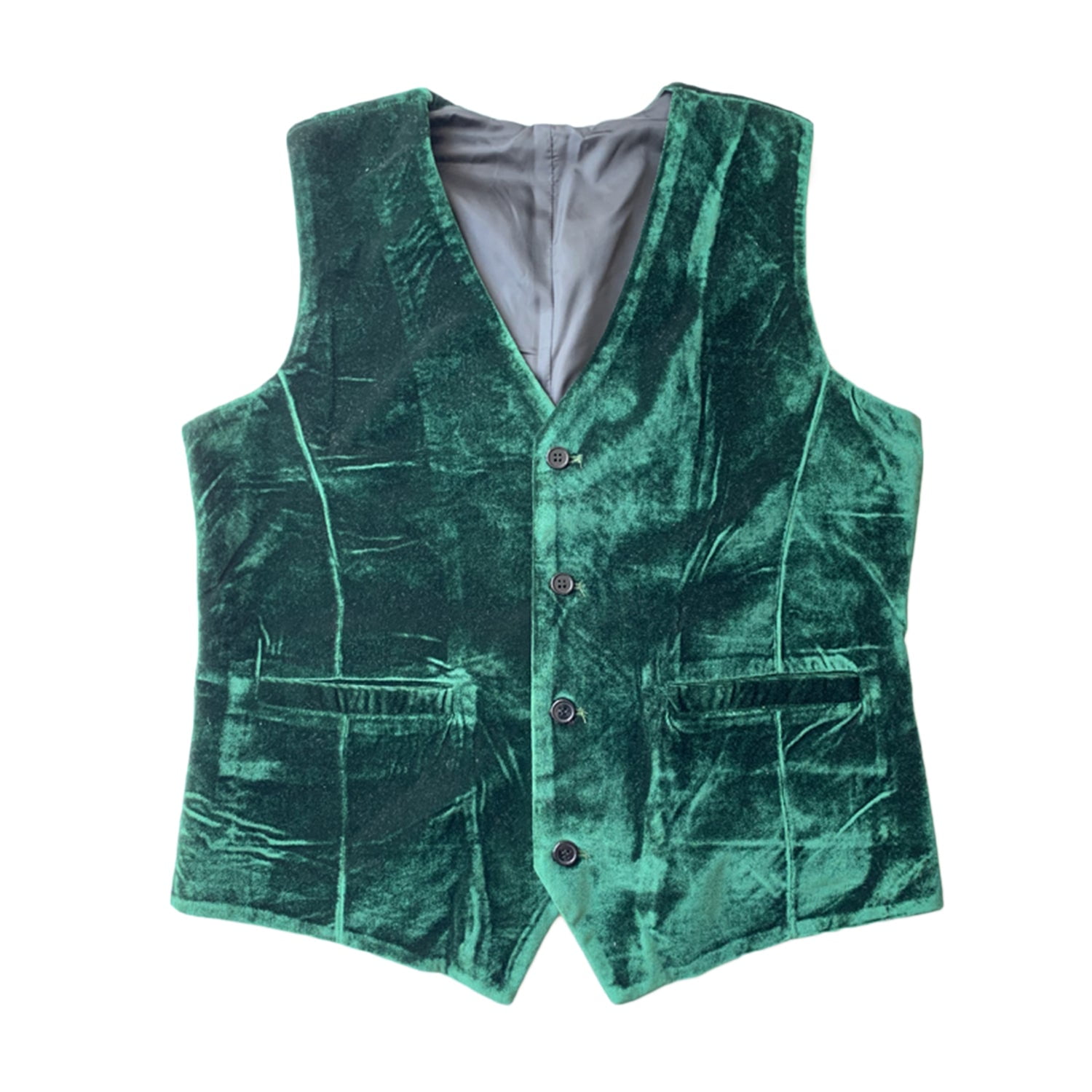Emerald Green Velvet Men's Vest for Wedding Waistcoat Christmas New ...