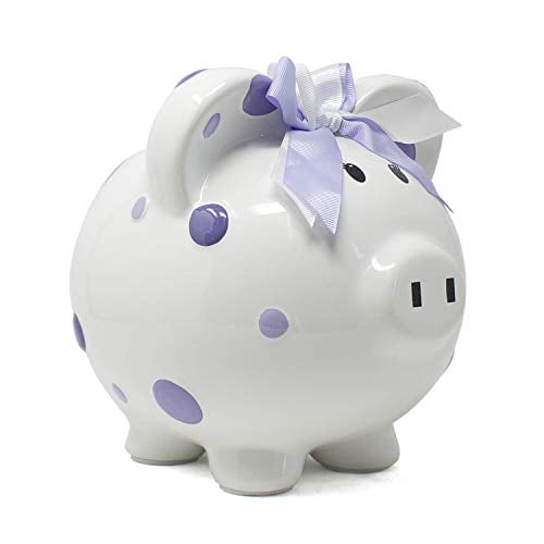 Click here for Child To Cherish Ceramic Polka Dot Piggy Bank For... prices