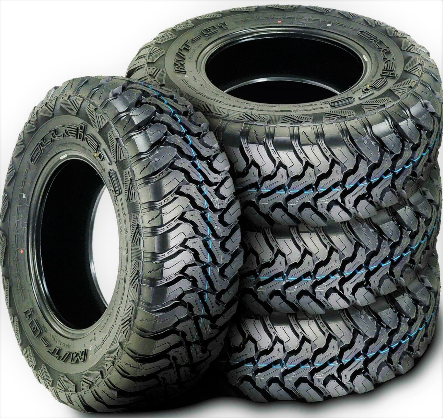 Set Of 4 FOUR Accelera M T 01 LT 275 55R20 Load D 8 Ply MT Mud Tires Set Of 4 FOUR Accelera M T 01 LT 275 55R20 Load D 8 Ply MT Mud Tires