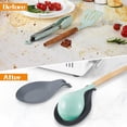 ACDANC Spoon Rest for Stove Top,5 Pack Small Silicone Spoon Holder for ...
