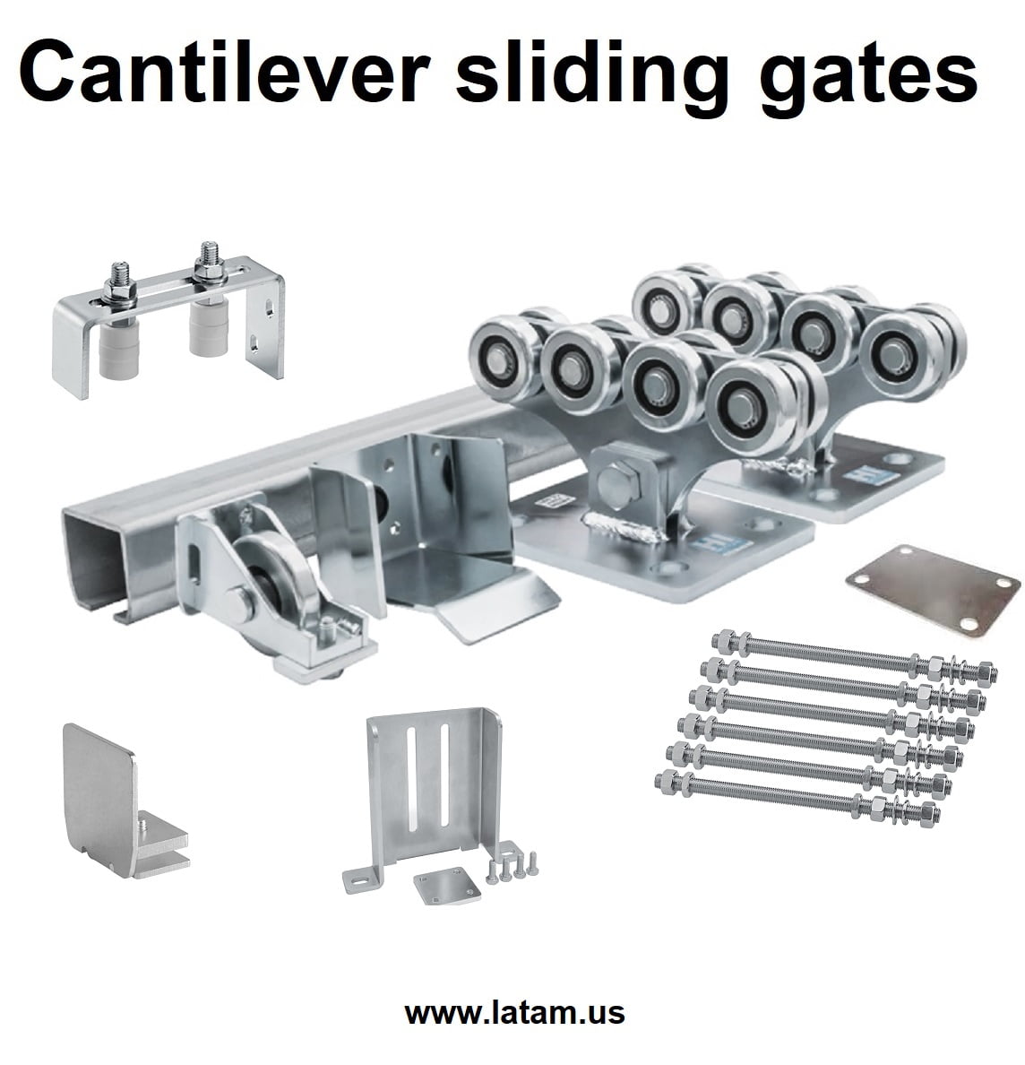 Beninca Hi-Motions Cantilever Sliding Gate Large (L) Support Roller 36 ...
