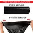 Trash Bag Drawstring Roll 4-5 Gallon Capacity Kitchen Plastic Bags 20 ...