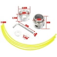 Universal Aluminum Grass Trimmer Head Set - 2 Pack Heavy-Duty Brush ...