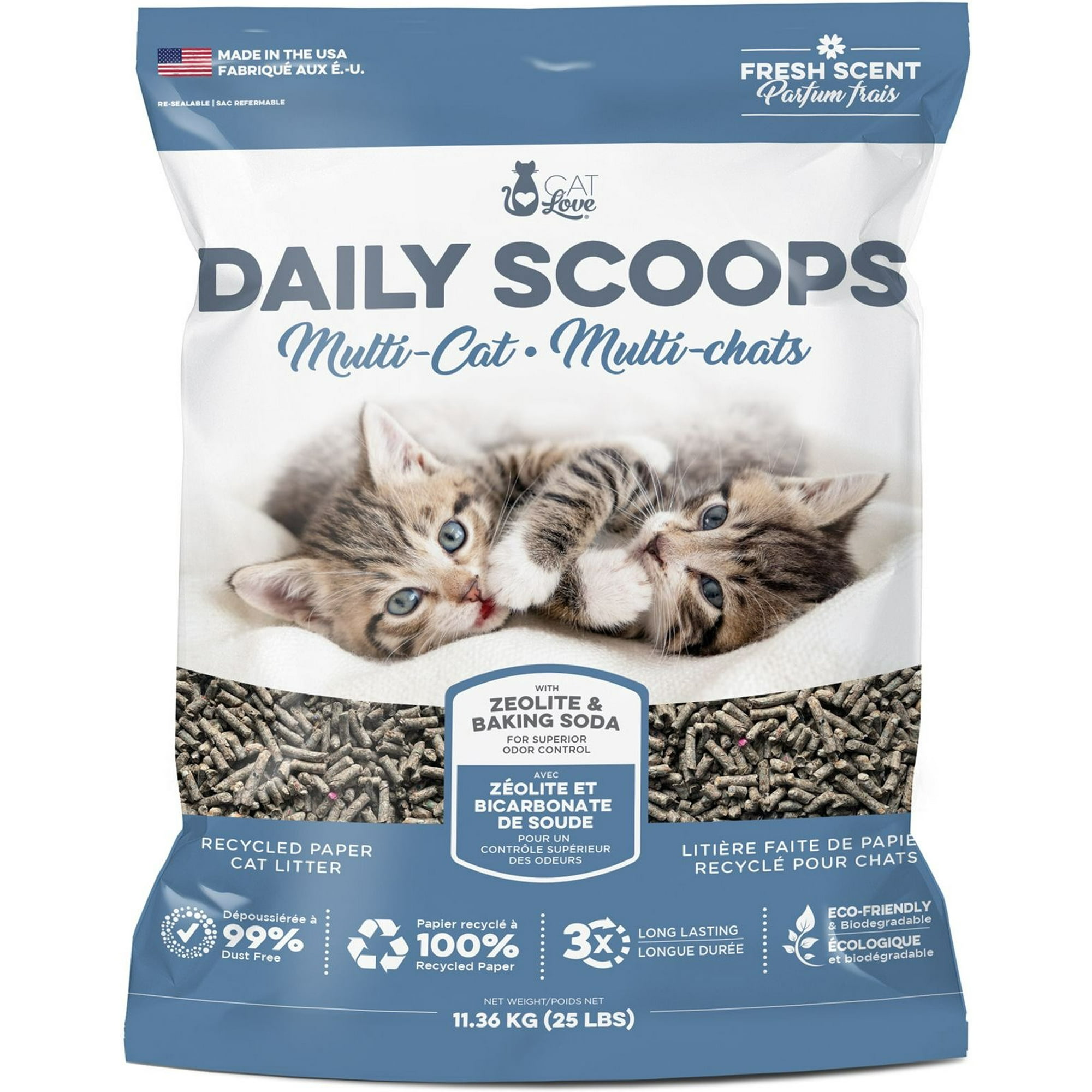 Click here for Cat Love Daily Scoops Multi-Cat Scented Paper Cat... prices
