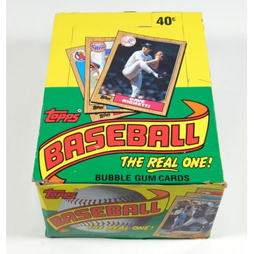 Topps 1987 Baseball Box - Possible Rookie Cards, Barry Bonds, 36 Packs