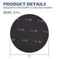 SCOTTCHEN 17" Sanding Screen Discs - Mesh Floor Sanding Screen - Black ...
