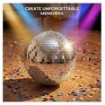 12 Inch Disco Ball Silver Mirror Ball - Party Wedding Decor ...