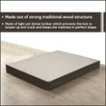 Continental Sleep, 8" Sturdy Wood Box Spring for Mattress Support ...