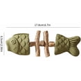 2Pcs Funny Fish Bone Cat Toy, Cat Chew Toys,Wooden Catnip Teeth ...
