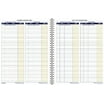 Adams Record Book 8 Columns 11" x 8.5" White 50 Sheets/Book (S1185 ...