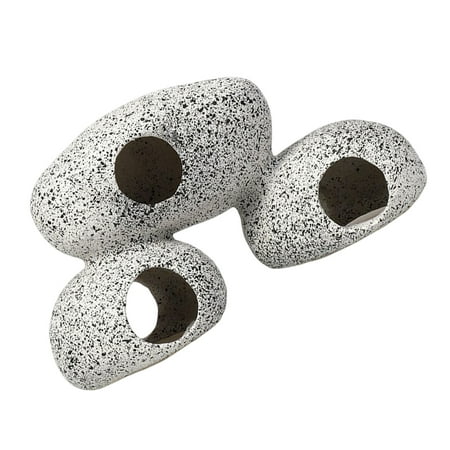Shapeiony Aquarium Cave Multiple Holes Aquarium Cavern Waterproof Fish ...