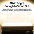 Ulanzi K20RGB 20W RGB Video Light – 3200Lux LED Fill Light 1800K–9000K ...