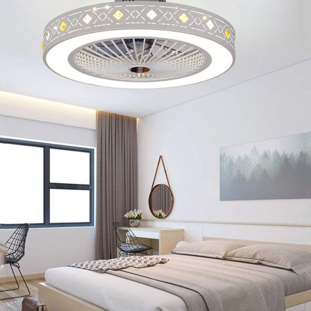 Ceiling Fans with Lighting Creative Invisible Fan LED Ceiling Light ...