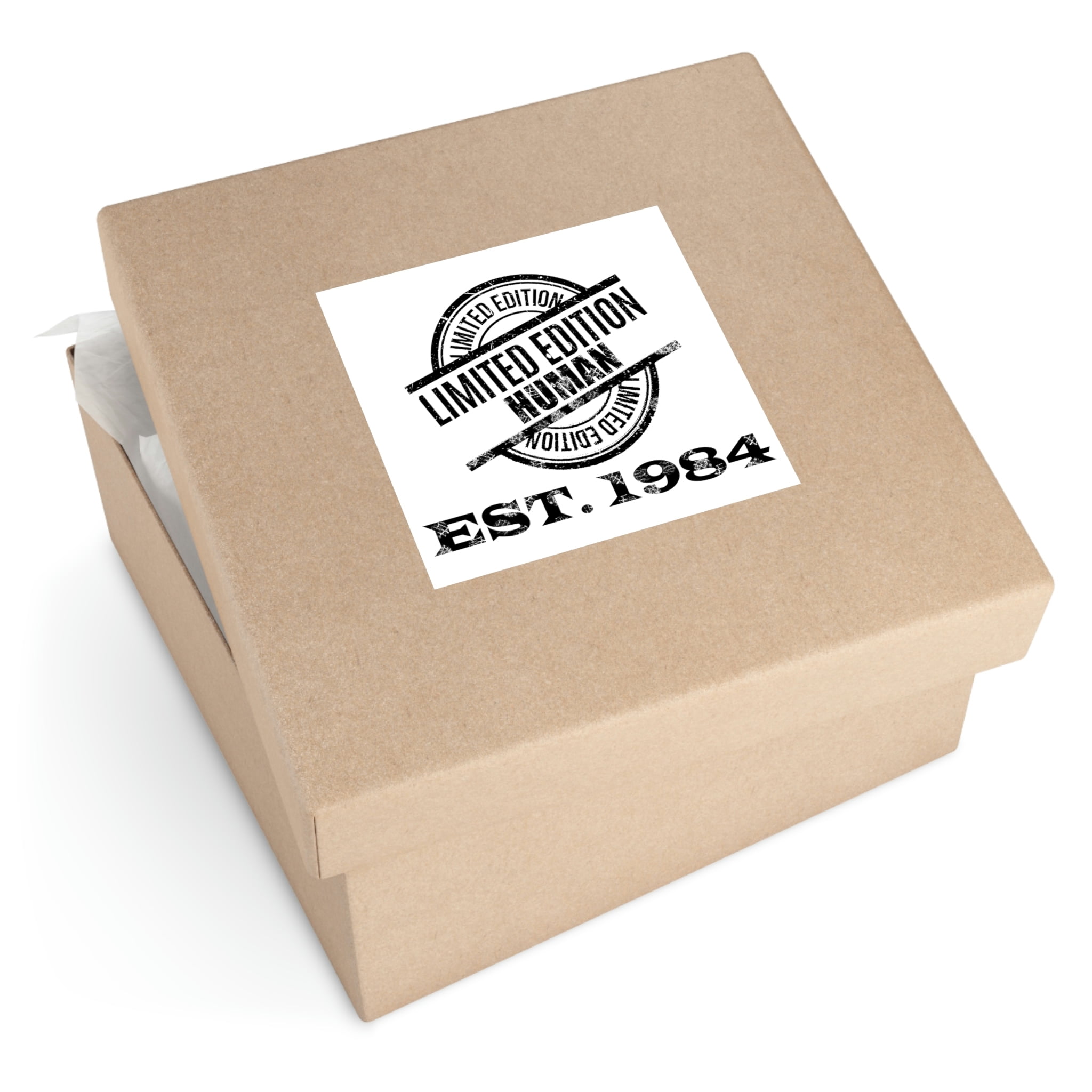 Limited Edition Human Birth Year Square Vinyl Stickers - Walmart.com