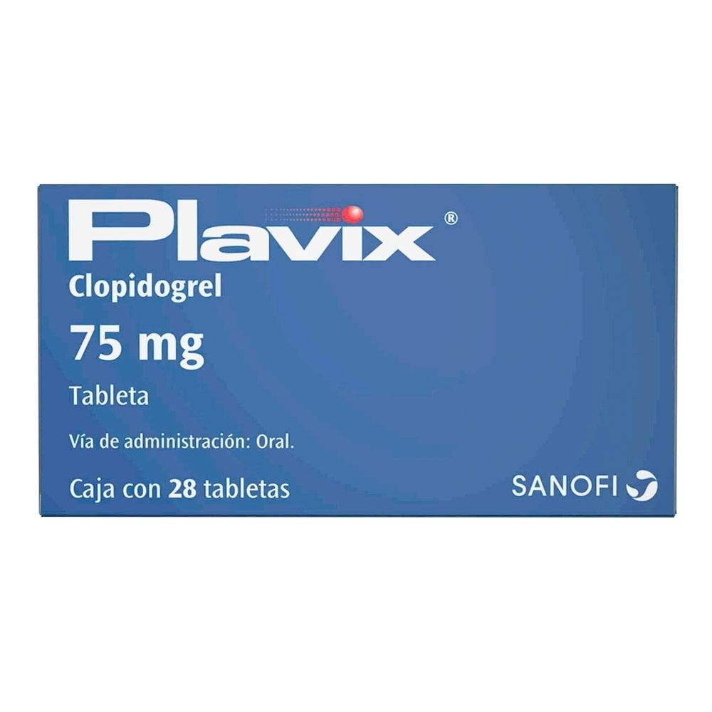 Plavix 75 mg 28 tabletas | Walmart en línea