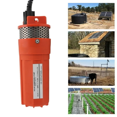 Deep Well Submersible Pump, 12V DC Submersible Well Water Pump 6.5L ...