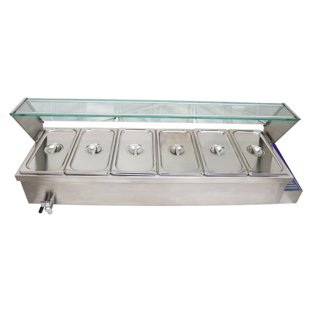 Techtongda Commercial Food Warmer Stainless Steel Bain Marie Buffet ...
