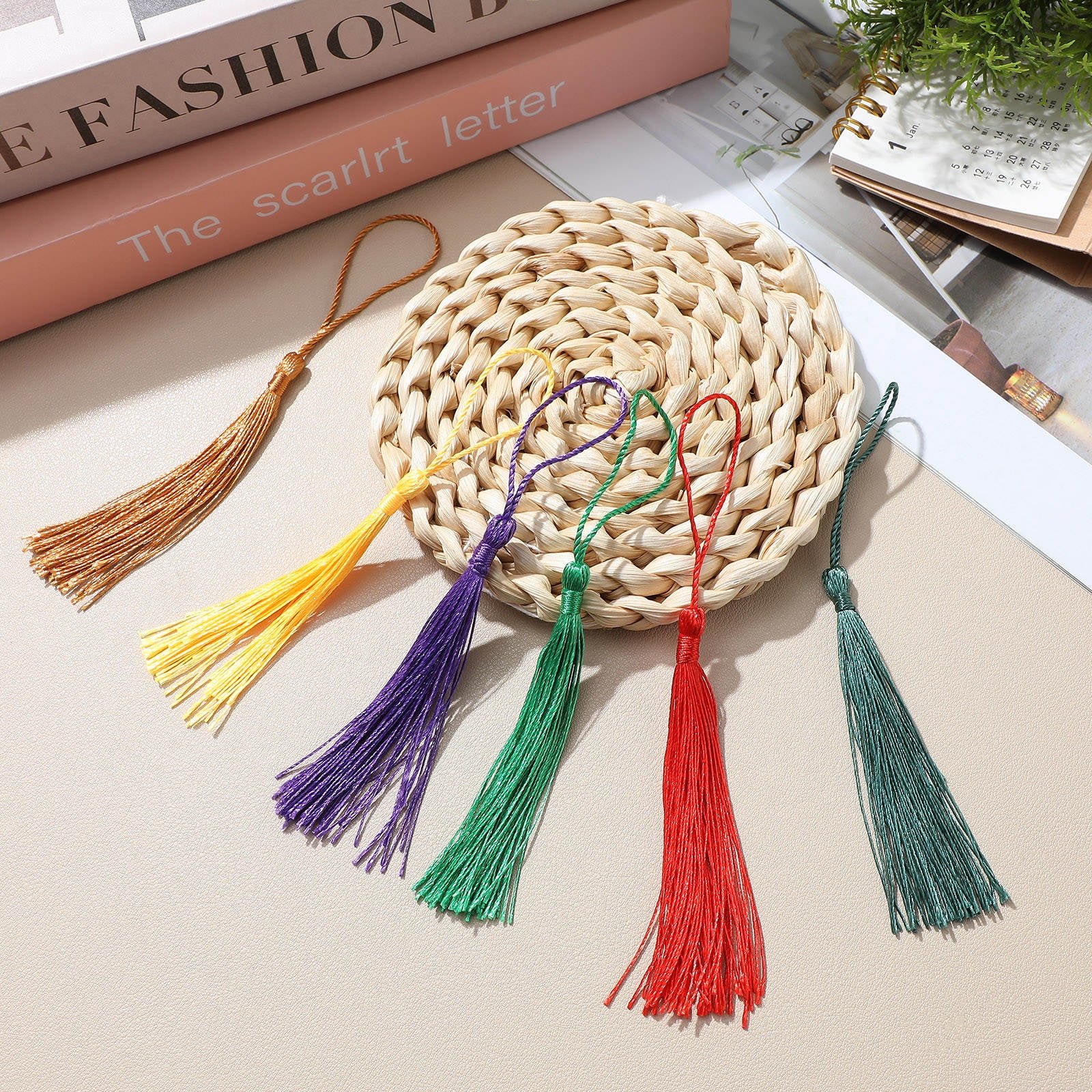 Click here for Ounona 100pcs Versatile Craft Tassels For Keychain... prices