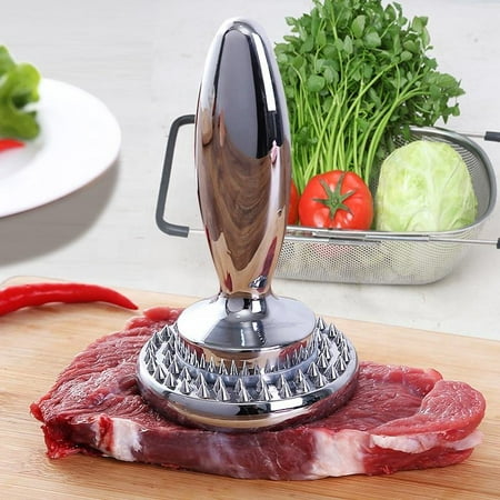 Dual Sided Meat Tenderizer Marinating Prep Tool,Manual Hammer Mallet ...