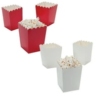 Novelty Place 12 Pcs Classic Popcorn Boxes, Red & White Striped ...