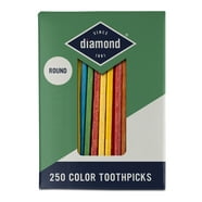 Diamond Toothpicks, Square Center, 250 Ct - Walmart.com