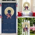 AuroraX Artificial Independence Day Wreath Faux Patriotic Wreath Red ...